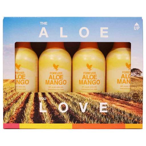 Aloe 4 Pack Mango – Aloe vera cu aroma tropicala