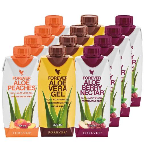 MINI ALOE COMBO 330 ML X 12